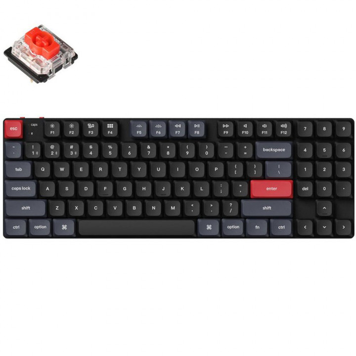 Клавиатура Keychron K13 Pro Hot-Swap Gateron Low profile Red Switch купить в Минске, цена