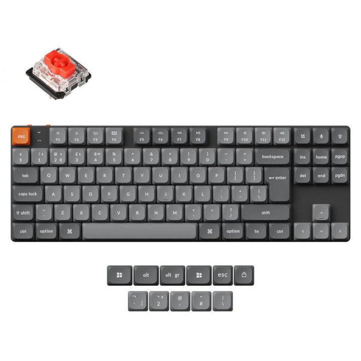 Клавиатура Keychron K1 Max White LED Gateron Red Switch купить в Минске ...