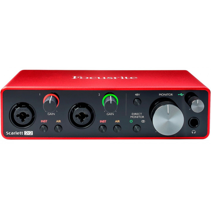 Звуковая карта (аудиоинтерфейс) Focusrite Scarlett Solo (3rd gen ...