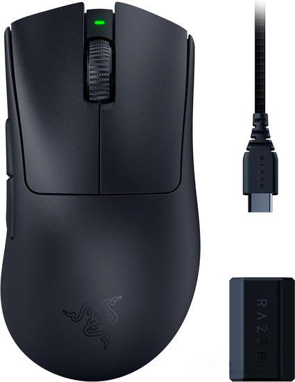 Мышь Razer Deathadder V3 Pro HyperPolling Wireless Dongle Bundle купить ...